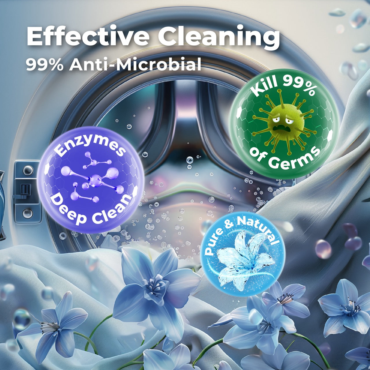 BLÖM 1kg Extra Concentrated Premium Laundry Detergent Perfume - Trio B ...