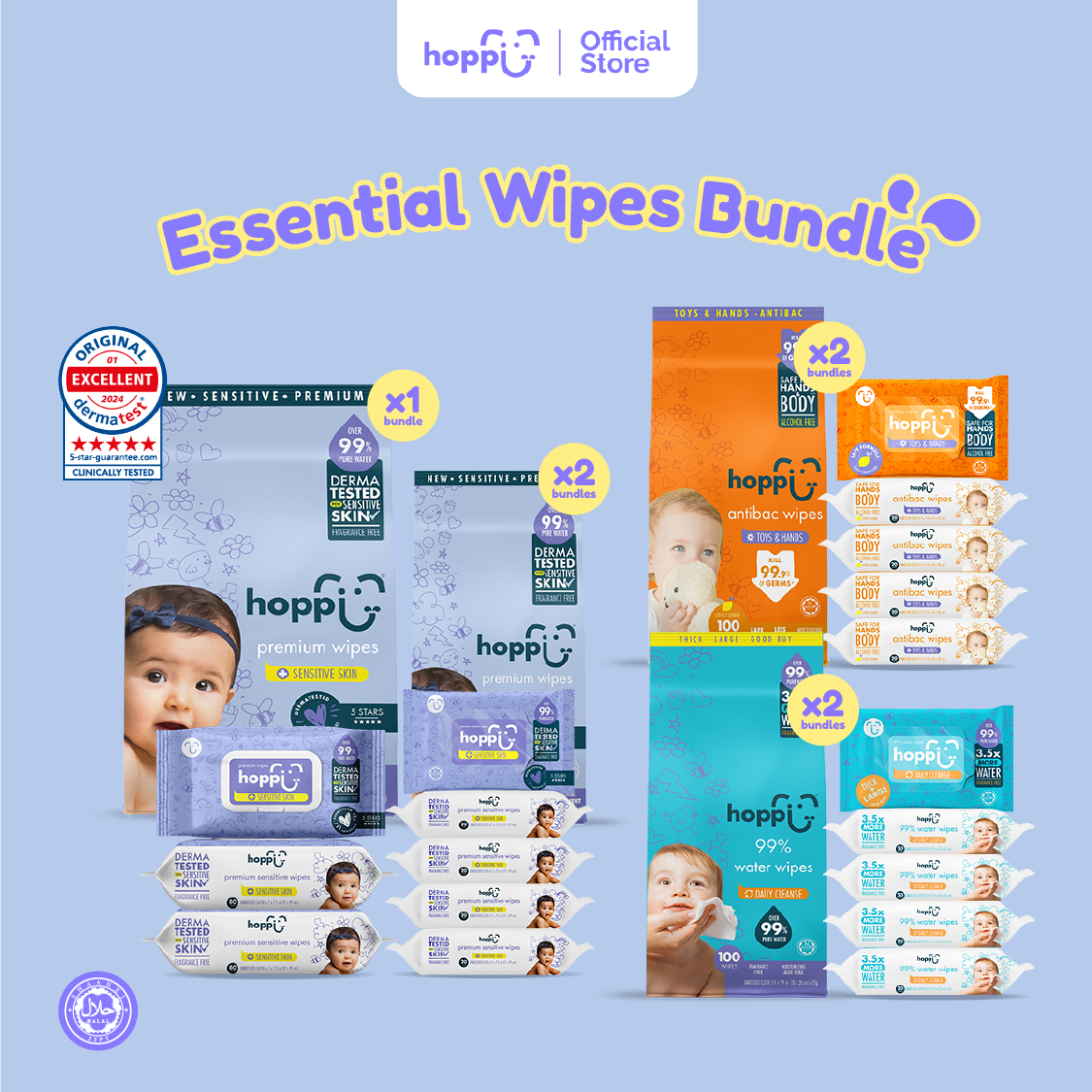 Essential Wipes Bundle – Hoppi®