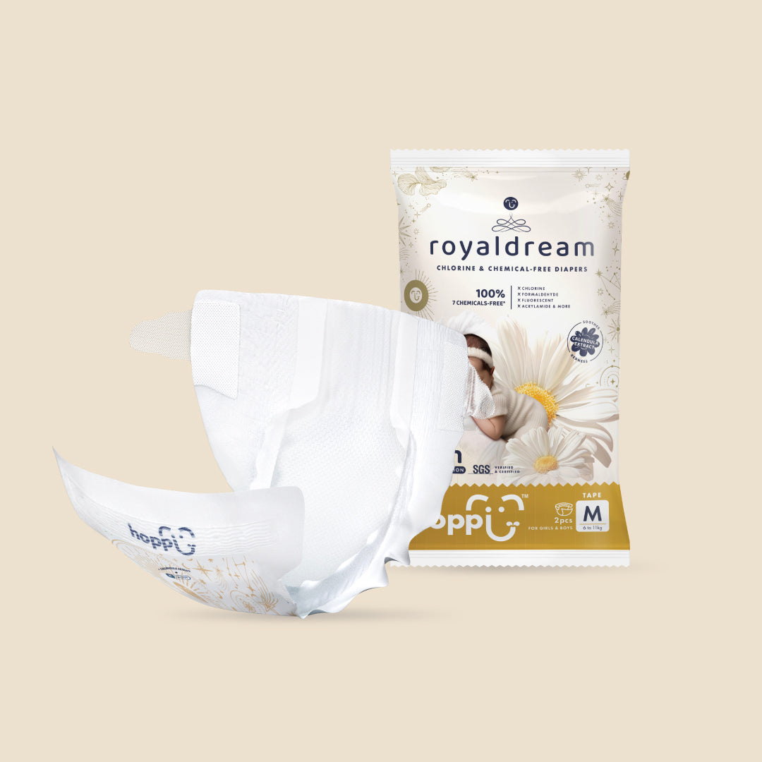 [Trial Pack] Hoppi RoyalDream Diapers 100% 7 Chemicals-Free – Hoppi®
