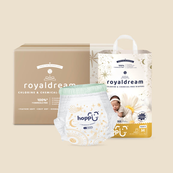 [Carton] RoyalDream Diapers 100% 7 Chemicals-Free – Hoppi®