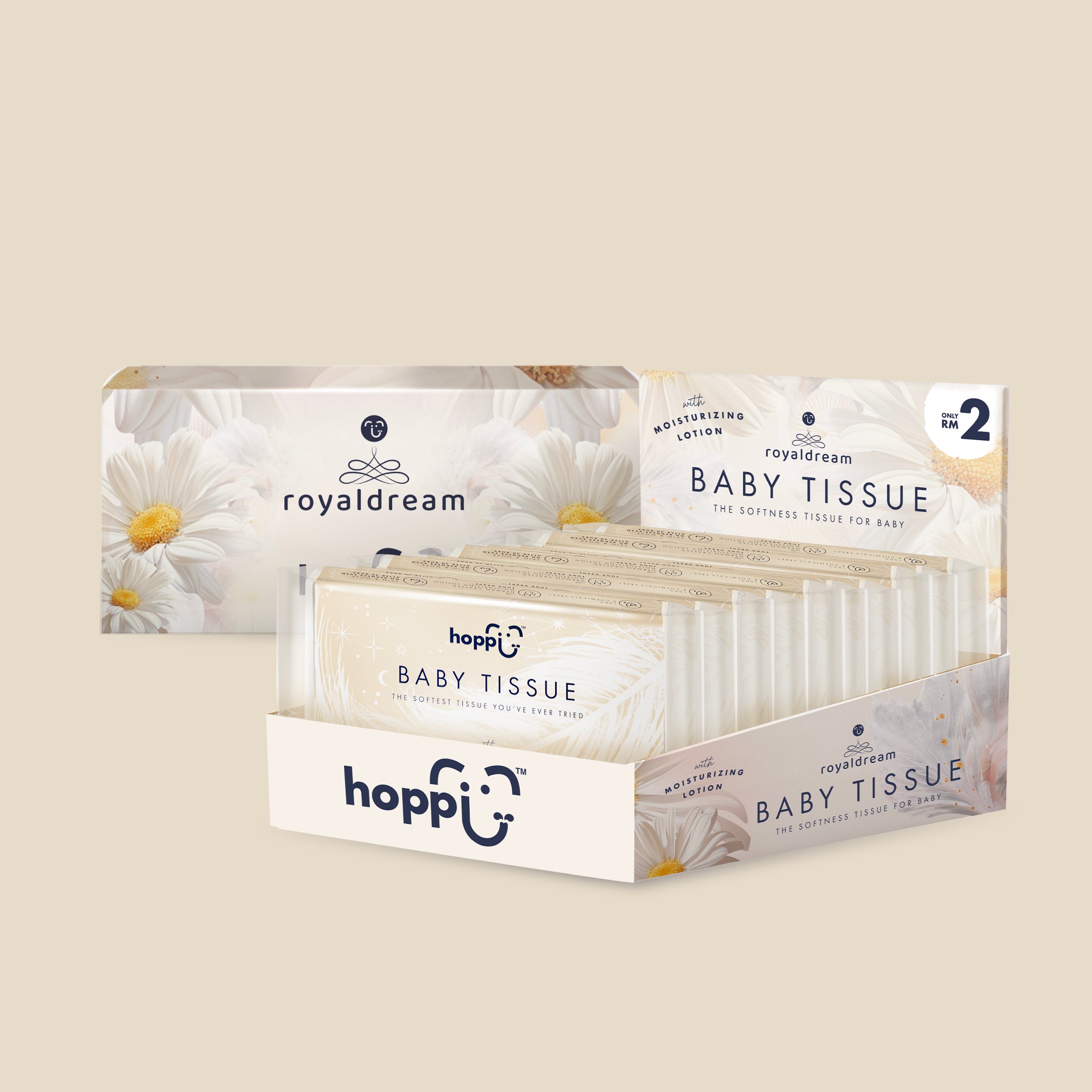 RoyalDream Baby Tissue (40s' x 10) – Hoppi®